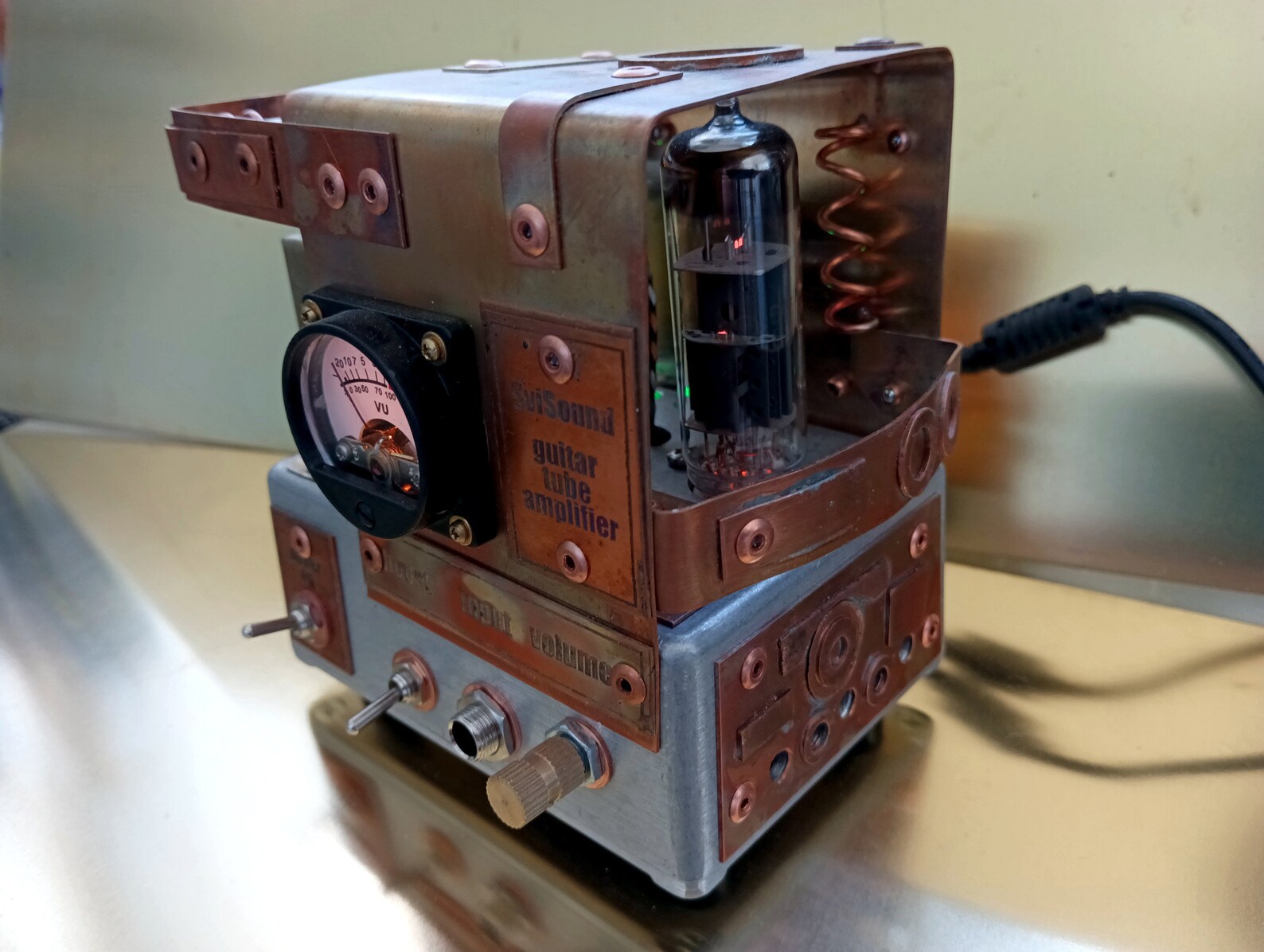 Guitar Tube Amplifier "warm Copper" - Etsy