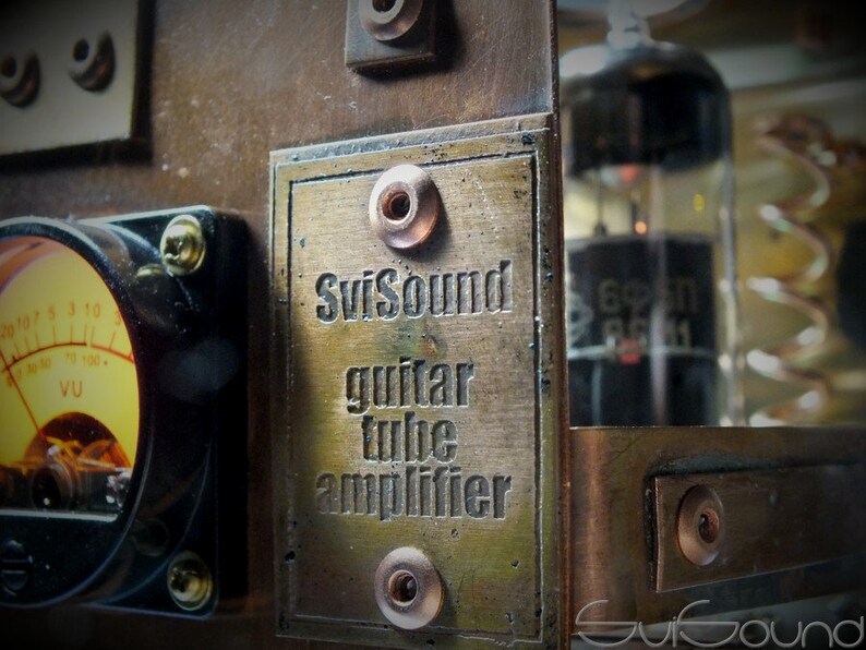 Guitar Tube Amplifier warm Copper - Etsy