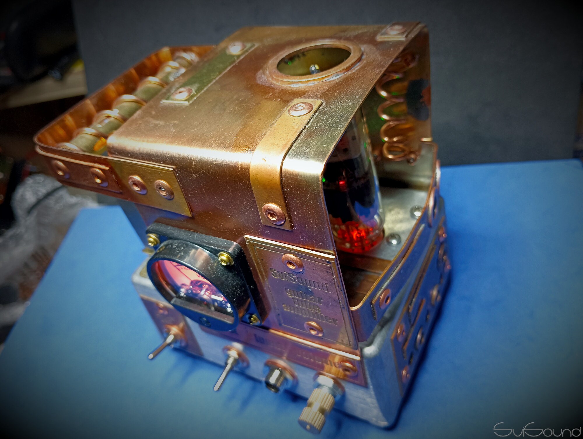 Guitar Tube Amplifier warm Copper - Etsy