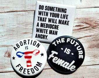 Feminist Enamel Pin | Etsy