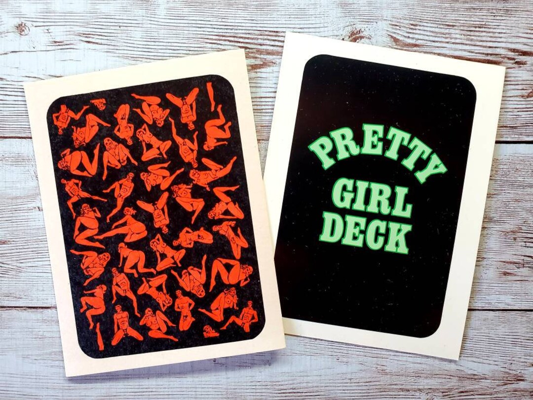Pretty Girl Playing Cards - Etsy