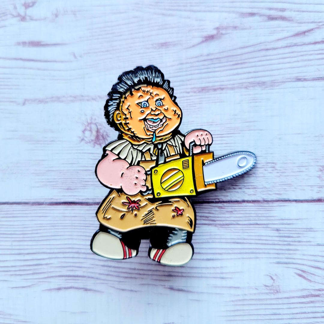Leatherface Mashup Enamel Pin - Etsy