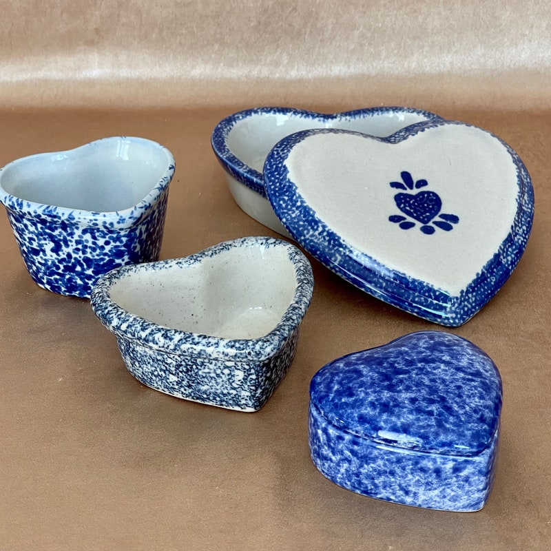 Heart Dishes - Etsy