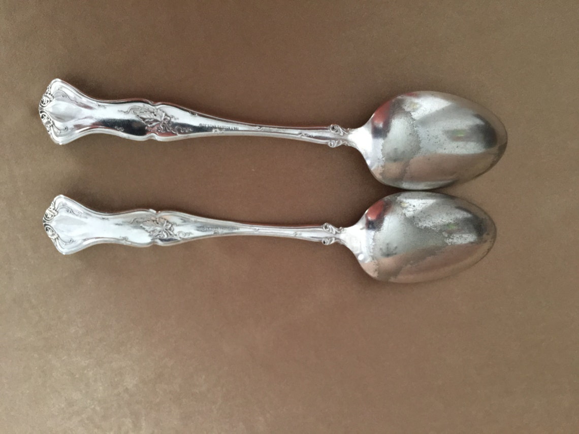 Vintage Silver Plate Spoons Rogers Bros 1904 Pattern, Supply for Ring ...