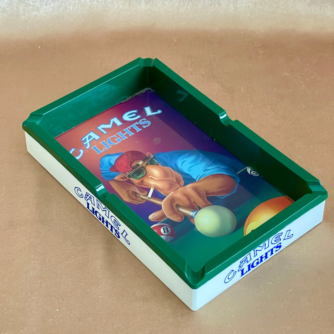 Vintage Joe Camel Pool Table Ashtray, Retro "camels" Cigarettes ...
