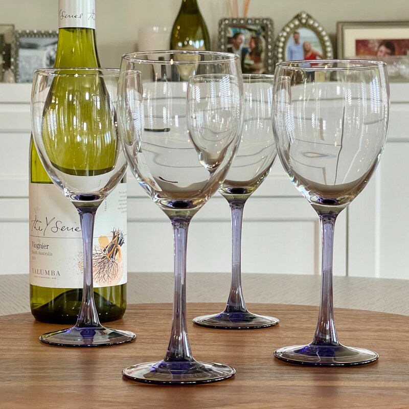 Colored Stemware - Etsy