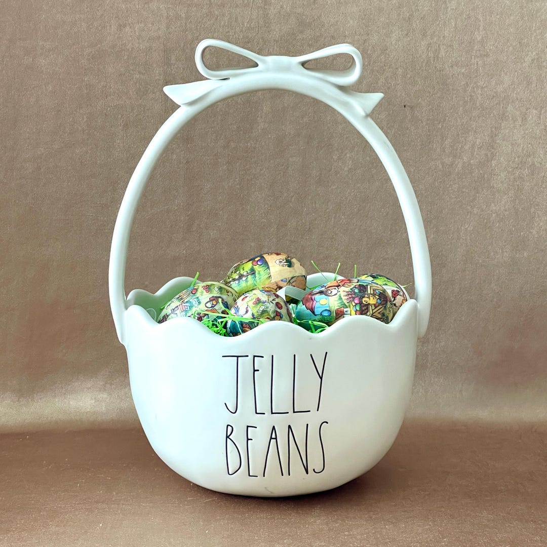 Rae Dunn Ceramic "jelly Bean" Easter Basket, Rae Dunn Artisan ...