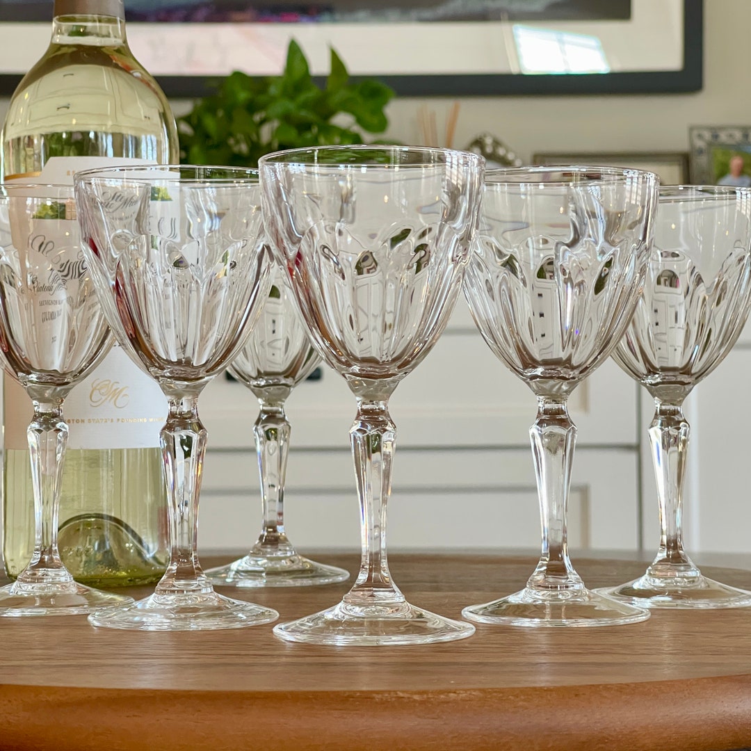 Six Nick and Nora Cocktail Stemware, Cristal D Arques "washington ...