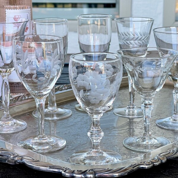 Nick And Nora Glassware Etsy