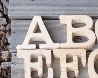 Wooden Wall Letters | Etsy