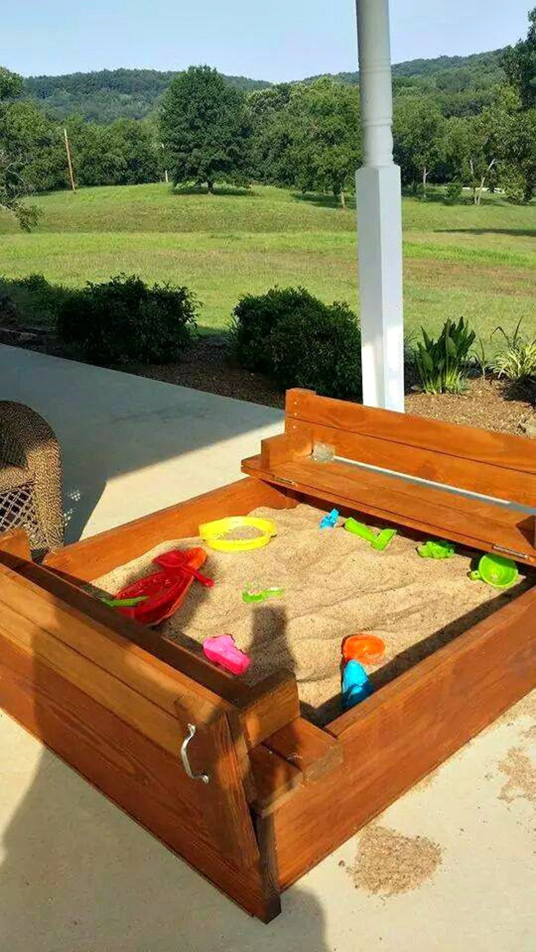 Sand Box With Coversandbox Wooden Sand Box - Etsy