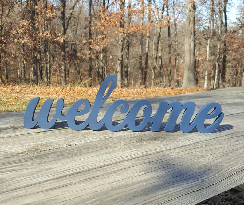 Wooden Welcome Sign, Freestanding Wall Hanging,home Decor, Wall Decor ...