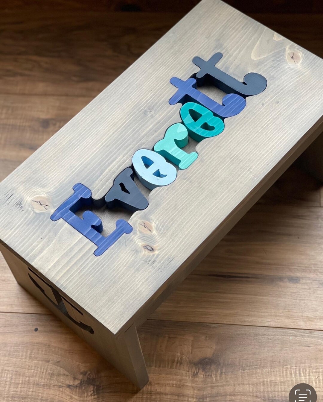 Personalized Puzzle Name Step Stool - Etsy