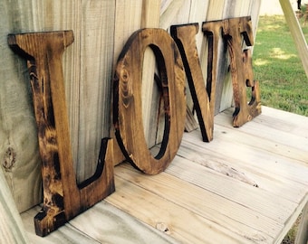Wooden Love Sign - Etsy