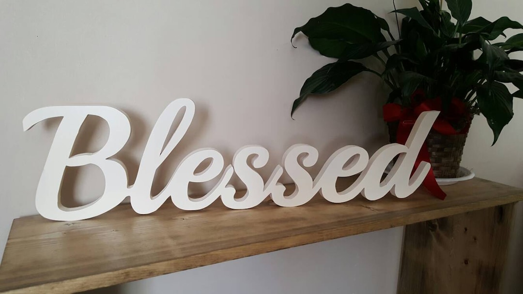 Wooden Blessed Sign, Wall Hanging,home Decor,wall Decor - Etsy