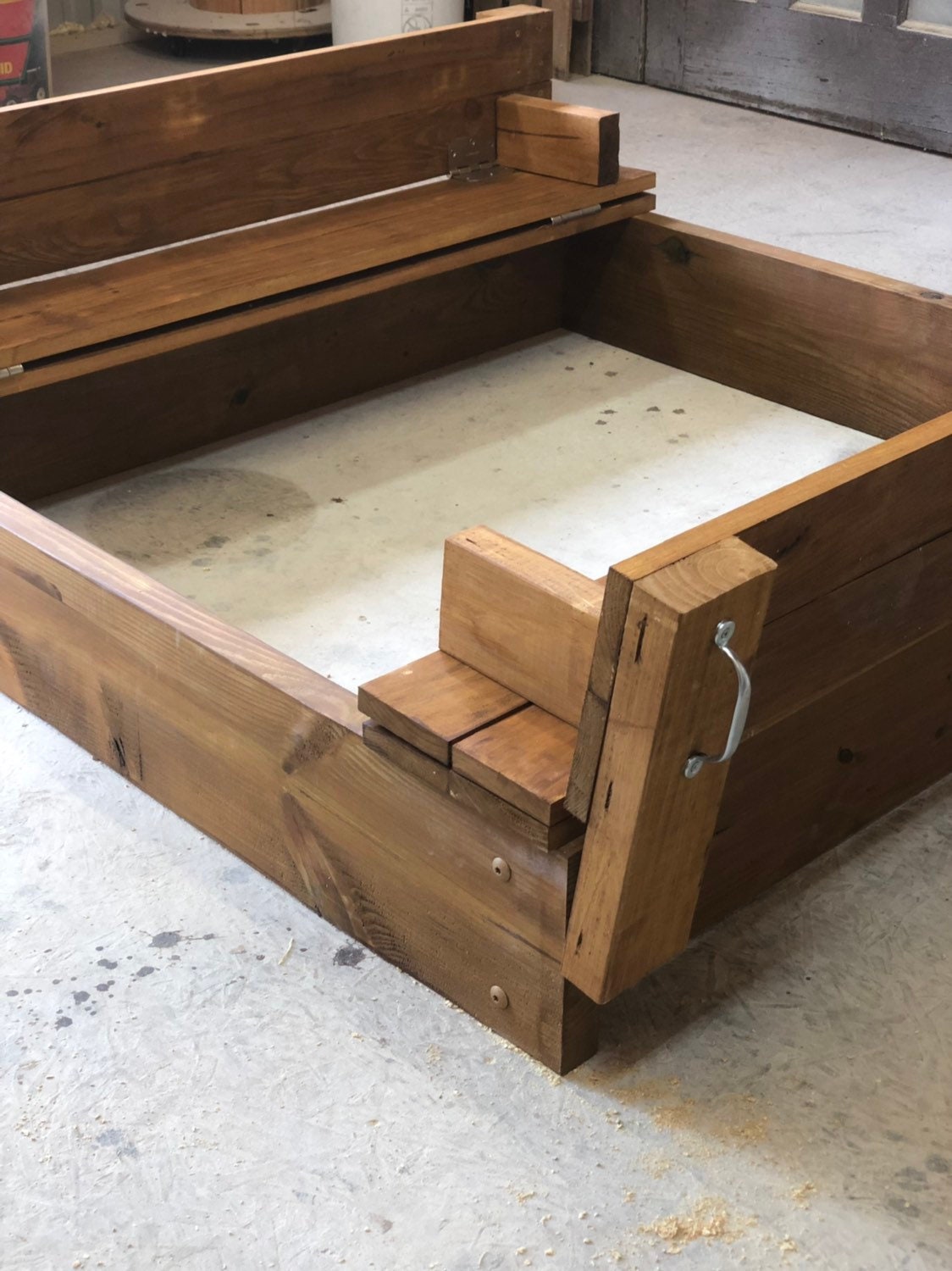 Sand Box With Coversandbox Wooden Sand Box - Etsy