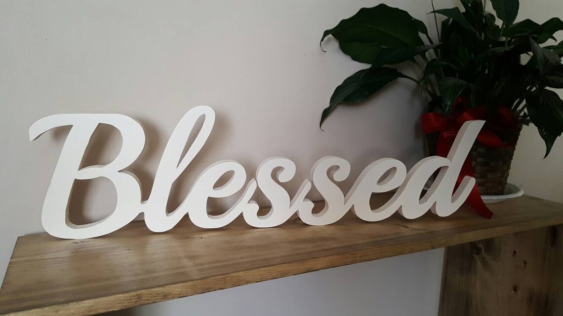 Wooden Blessed Sign, Wall Hanging,home Decor,wall Decor - Etsy