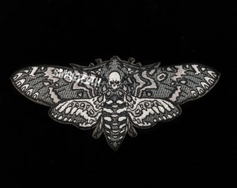 Huge Death's Head Hawk Moth Jacket Back Iron on Patch - Etsy