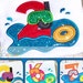 Swim Pool Party Numbers Birthday Set Applique Digital Machine ...