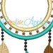 Dream Catcher Monogram Digital Machine Embroidery Applique Design 4 ...