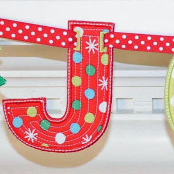 Christmas Block Letters - Etsy