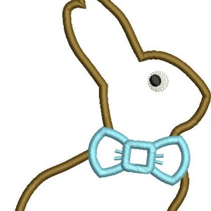 Chocolate Bunny Rabbit Easter Machine Embroidery Applique Design 4 ...