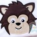 Wolf Wolfpack Mascot Applique Digital Machine Embroidery Design 4 Sizes ...