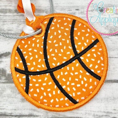 In the Hooop Sports Bag Tag Embroidery Machine Design Set - Etsy