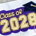 Class of 2028 Graduation Digital Machine Embroidery Applique Design 10 ...