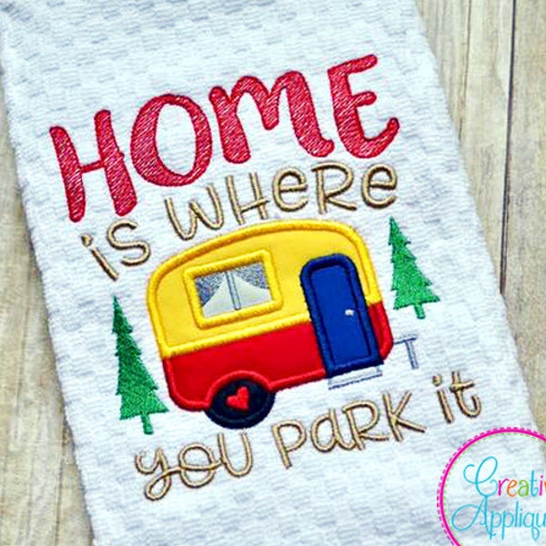 Camper Embroidery - Etsy