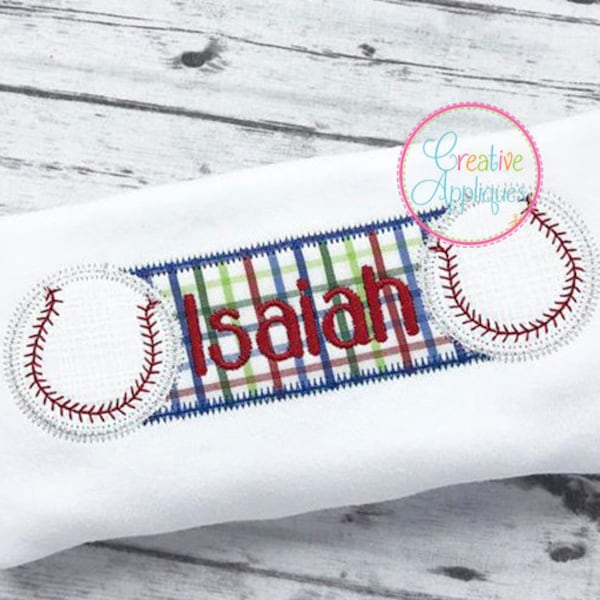 Baseball Embroidery - Etsy