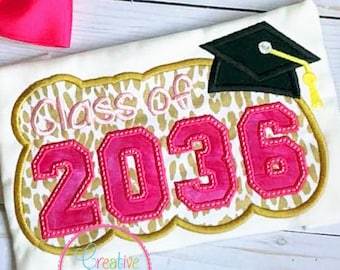 Graduation Embroidery Design - Etsy
