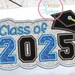 Class of 2025 Graduation Digital Machine Embroidery Applique Design 10 ...