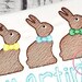 Sketch Stitch Bunny Rabbits Digital Machine Embroidery Design 5 Sizes ...