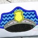 Police Officer Law Enforcement Hat Digital Machine Embroidery Applique ...