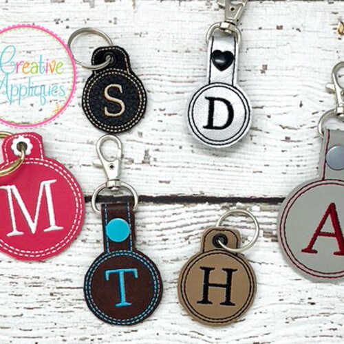 ITH Snap Tab Key Fob Design Blanks Set. Embroidery in the Hoop - Etsy