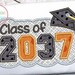 Class of 2037 Graduation Digital Machine Embroidery Applique Design 9 ...