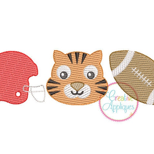 House Divided Football Helmet Sketch Embroidery Design - Etsy