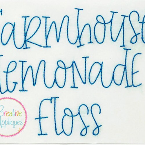 Farmhouse Lemonade Bean Stitch 11 Sizes Vintage Stitch | Etsy