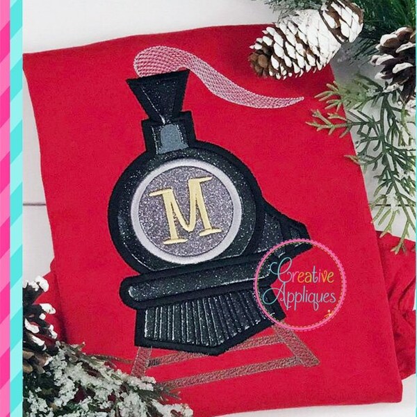 Train Applique - Etsy