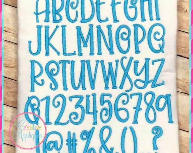 Christmas Stocking Font Machine Embroidery Designs Fairytale Magic ...