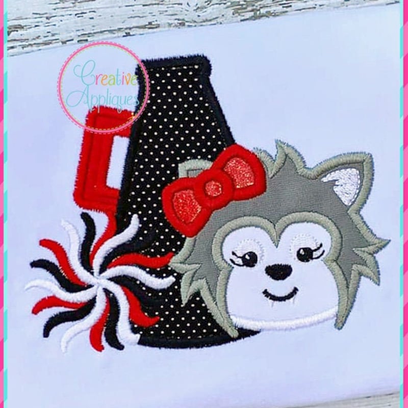 Wolf Applique - Etsy