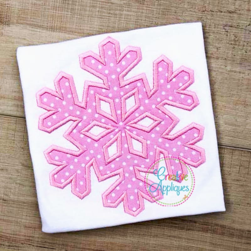 Snowflake Quilt Applique - Etsy