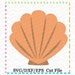 Clam shell SVG eps DXF Cutting File shell svg shell cut | Etsy