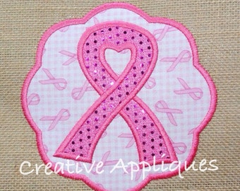 Awareness Ribbon Applique Machine Embroidery Design - Etsy