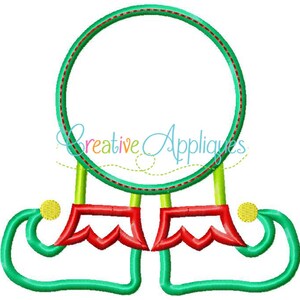 Elf Monogram Digital Applique Machine Embroidery Design 4 Sizes, Elf ...
