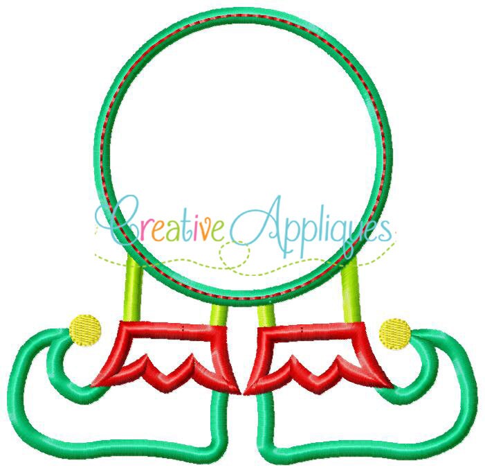 Elf Monogram Digital Applique Machine Embroidery Design 4 Sizes, Elf ...
