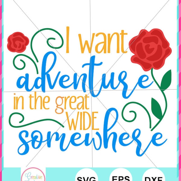 I Want Adventure in the Great Wide Somewhere - Etsy