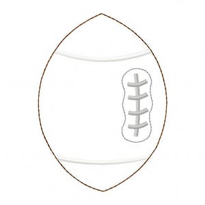 Football Coaster and Mug Rug in the Hoop Design, Machine Embroidery ...