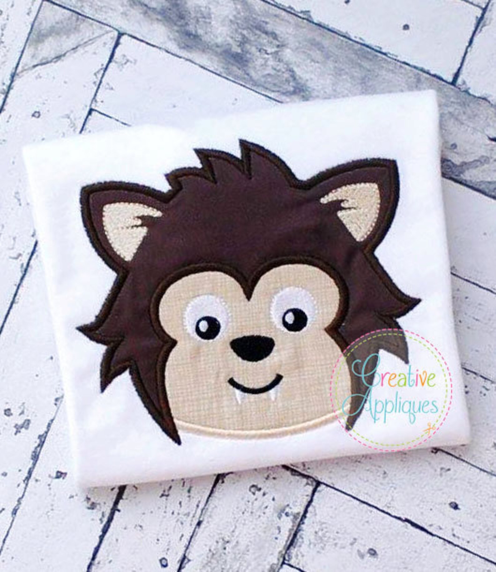 Wolf Wolfpack Mascot Applique Digital Machine Embroidery - Etsy
